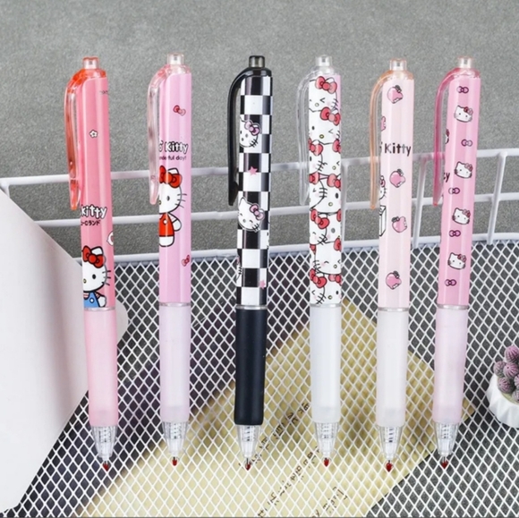 Sanrio | Office | New Hello Kitty Gel Pen Set Of 6 Sanrio | Poshmark